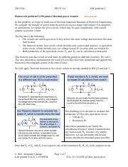 EECS HW5 Pdf 2021 Fall EECS 314 HW Problem 5 Homework Problem 5 150 Points Maximal Power