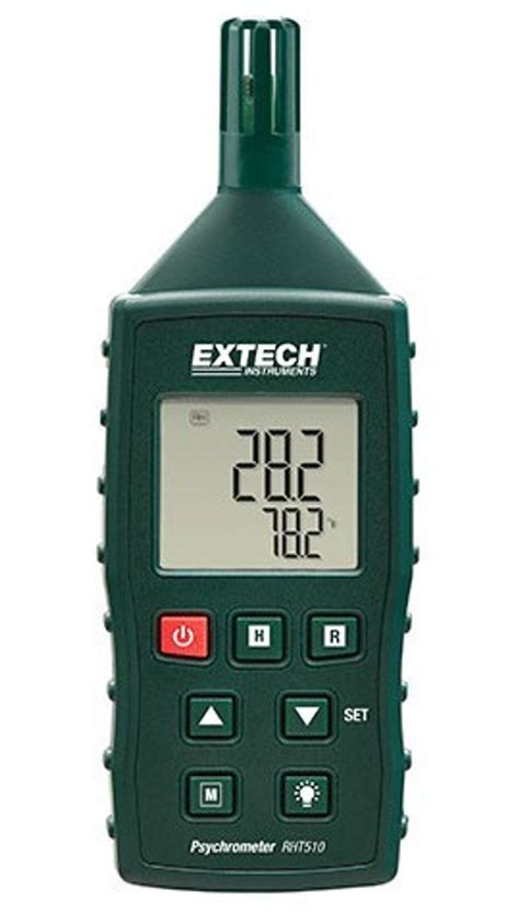 Extech Rht510 Nist Thermo Hygrometer Airtype K Includes Traceable