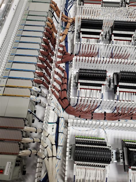 In Progress Of Wiring A Plc R Cableporn