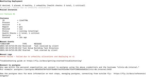 Error Release Command Failed Deployment Aborted Questions Help
