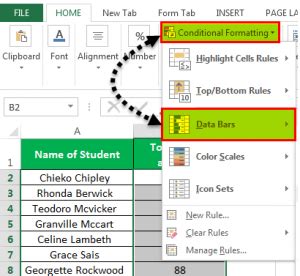 Data Bars In Excel How To Add Data Bars Using Conditional Formatting