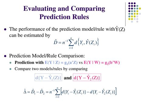 Ppt Model Evaluation And Selection Via Prediction Powerpoint