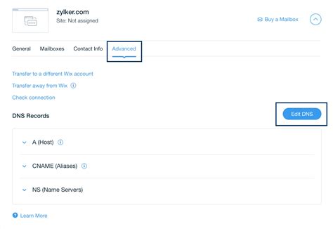 Configure Wix Hosted Domains In Zeptomail Zoho Zeptomail