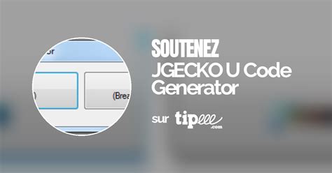 jgecko u code generator tipeee