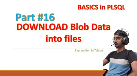 how to download blob data into files oracle sql plsql plsql