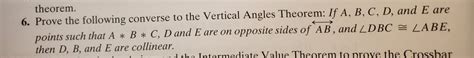 Solved Theorem Prove The Following Converse To The Chegg Com