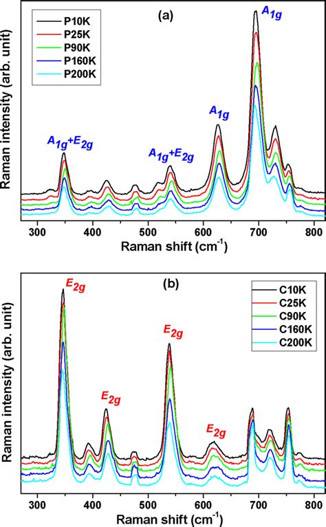 Temperature Dependent Polarized Raman Spectra Of Hexagonal Bafe 12 O 19 Download Scientific