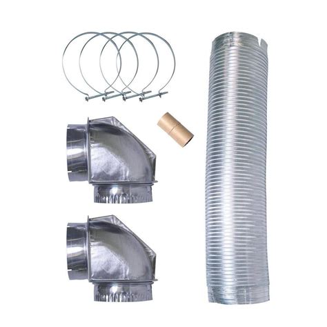 Smart Choice 8 Ft Semi Rigid Dryer Vent Kit With Close Elbows Artofit