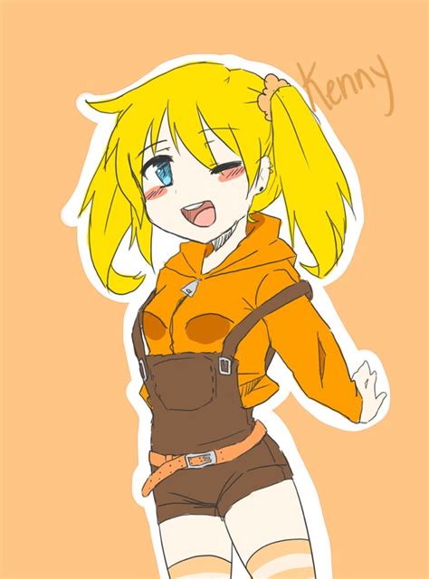Kenny From South Park Anime Female Style I Love This C South Park