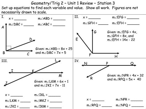 PPT Geometry Trig 2 Unit 1 Review Station 1 PowerPoint Presentation ID 3930641