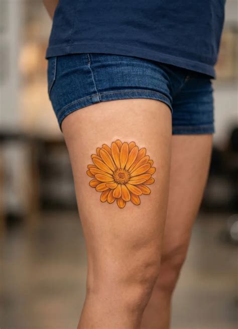 15 Autumn Flower Tattoo Design Ideas With Natural Beauty