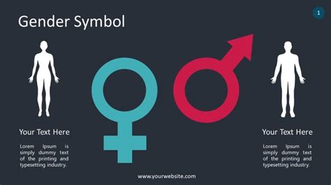 Free Gender Symbol Lessons Powerpoint Template DesignHooks