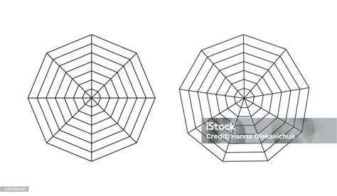 Radar Spider Diagram Template Spider Mesh Diagram For Statistic