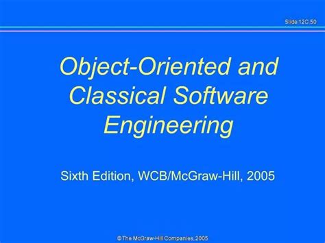 Ppt Object Oriented And Classical Software Engineering Sixth Edition