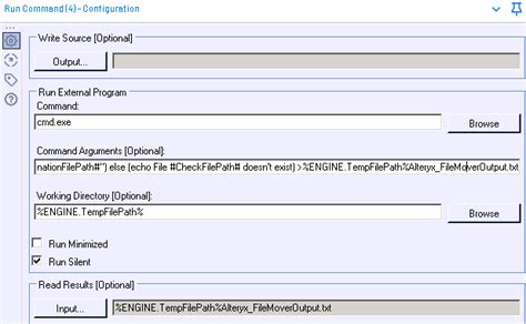 Solved Run Command Working Directory Issues Alteryx Community