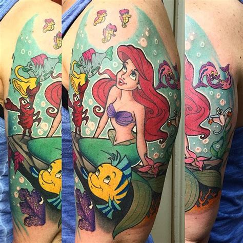 Ariel And Prince Eric Tattoo