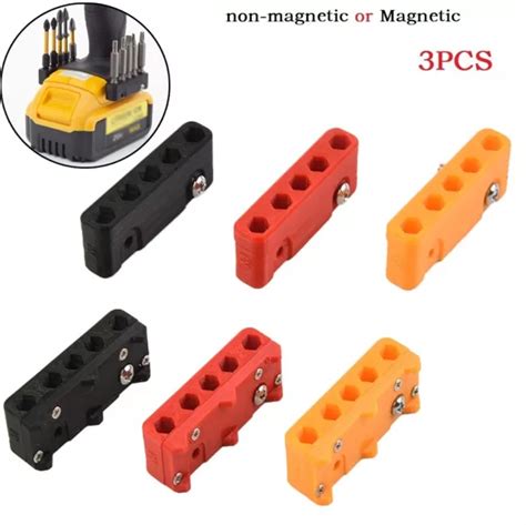 Alloy Steel Magnetic Bit Holder With 5 Spots For Milwaukee 18v Tools 3 Count £1684 Picclick Uk