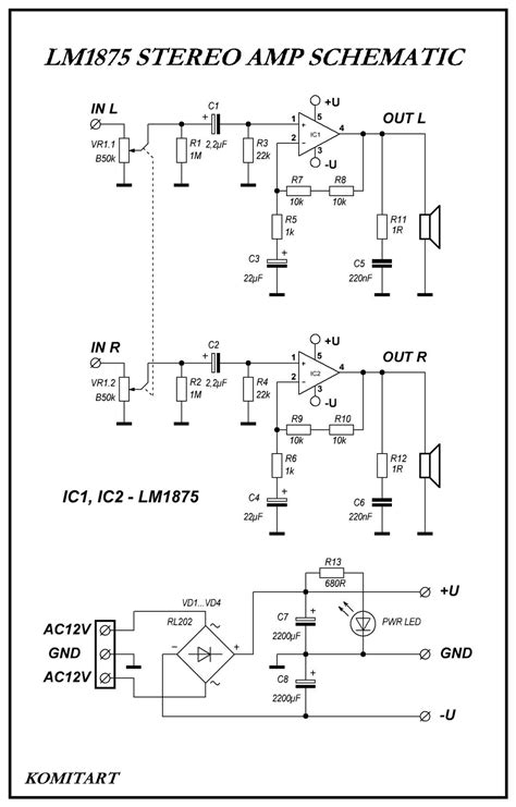 Understanding The Stereo Amplifier Schematic A Comprehensive Guide
