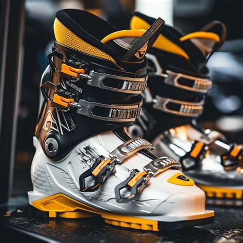 Premium Photo View Of Ski Boots