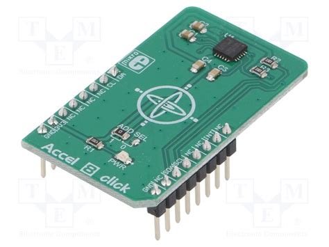 accel 8 click mikroe click board accelerometer i2c mpu6050 prototype board 3 3vdc