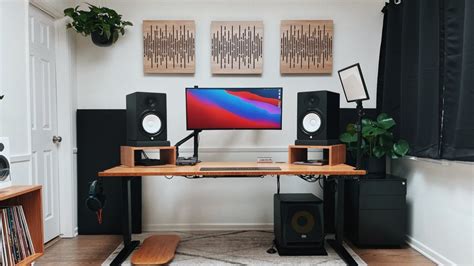 I Built My Dream Minimal Home Studio Setup Studio Tour 2021 Youtube