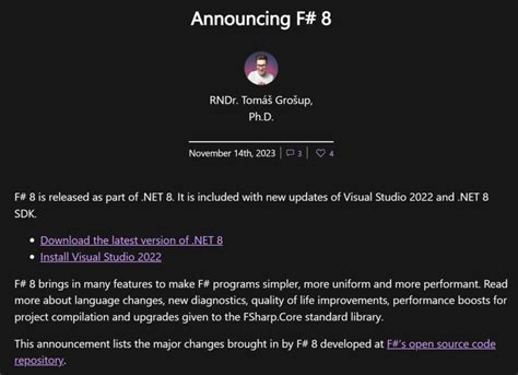 Compositional It Ltd On Linkedin Announcing F 8 Net Blog
