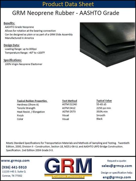 Neoprene Rubber Material Properties At Kiara Cann Blog