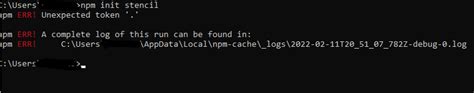 bug npm init stencil not working · issue 58 · stenciljs create