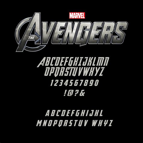 Marvel Avengers Font Buildingurl