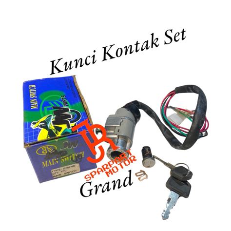 Jual Main Switc Grand Kunci Set Honda Grand Astrea Legenda Bulus Mj Sparpart Shopee Indonesia