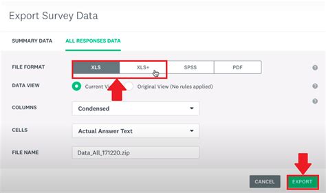 How To Export Survey Monkey Data To Excel For Free Spreadcheaters