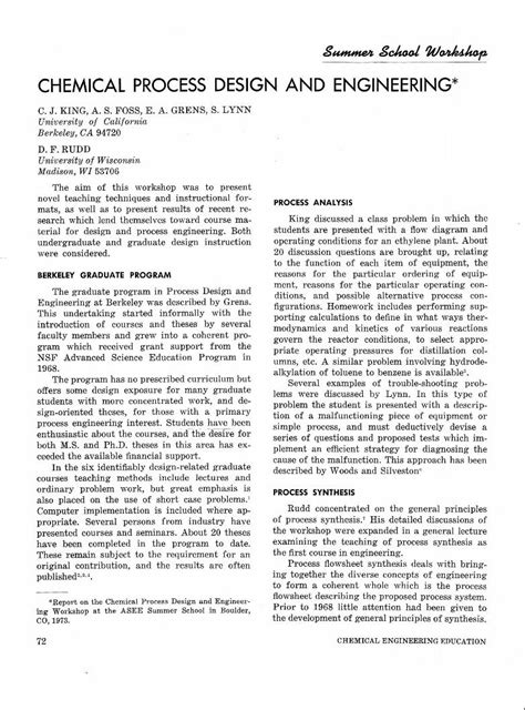 PDF CHEMICAL PROCESS DESIGN AND ENGINEERING DOKUMEN TIPS