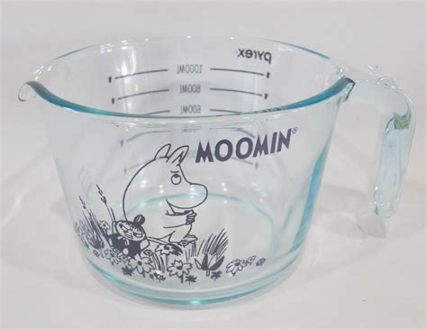 Htf New 2 Pc Moomin X Pyrex Measuring Cup Set Moomintroll Snorkmaiden Tarlton Place