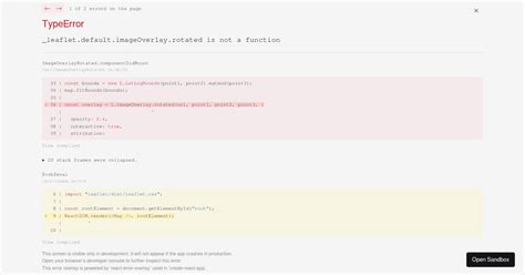 Imageoverlayroted On React Leaflet Forked Codesandbox
