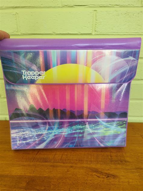 Trapper Keeper Binder Mead Retro 80s90s Style 1 Inch Rings With