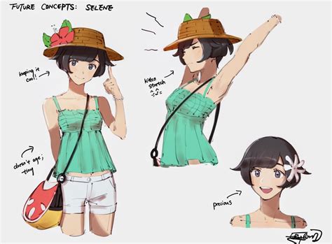 Selene Pokemon And 2 More Drawn By Hazel0217 Danbooru