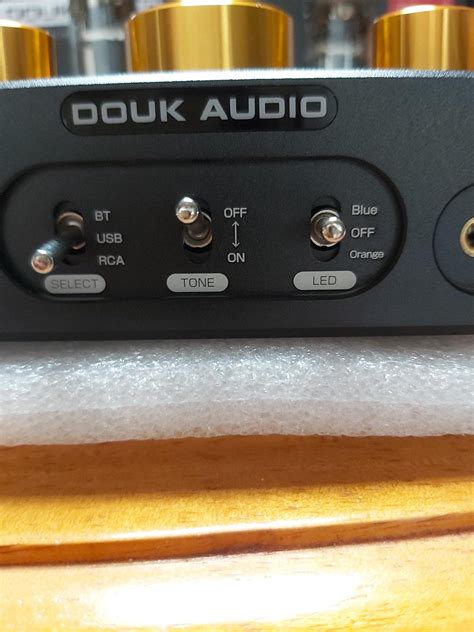 Douk Audio P1 Tube Pre Amp Usb Dac Headphone Amp Stereo Home Cinema Headphones Components