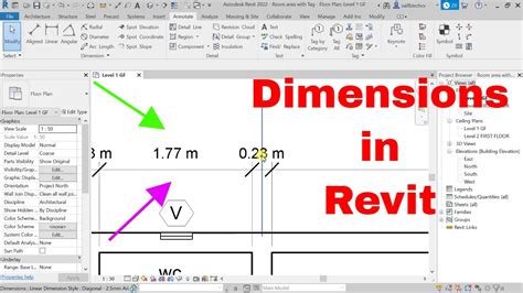 Liner And Aligned Dimension Liner And Aligned Dimension In Revit