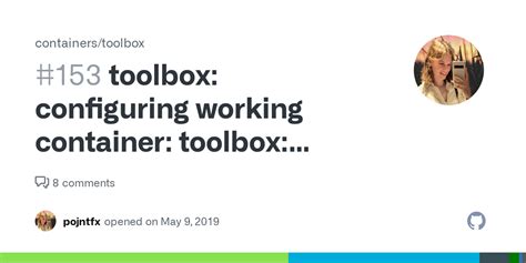 Toolbox Configuring Working Container Toolbox Failed To Create User Root With UID Issue