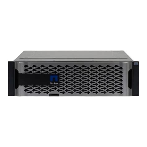 Netapp Aff A300 Manual Pdf Download Manualslib
