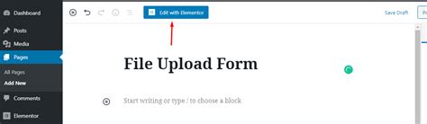 How To Create A File Upload Form In Elementor Wppagebuilders