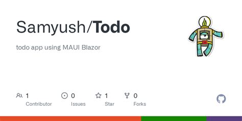 Github Samyushtodo Todo App Using Maui Blazor