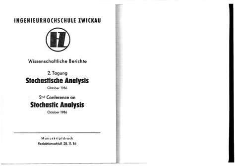 Pdf On Existence Of Solutions Of A Stochastic Differential Equation