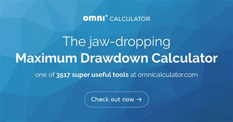 Maximum Drawdown Calculator