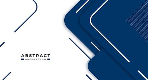 Premium Vector Abstract Blue Background Geometric Shape Paper Layers With Copy Space For