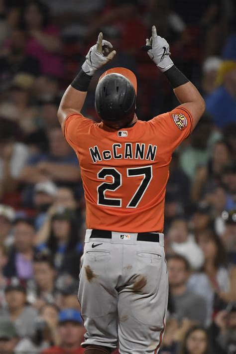 James Mccann 2 Hrs Powers Orioles Past Red Sox For Seventh Straight Win Reuters