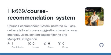 Course Recommendation System License At Main · Hk669 Course