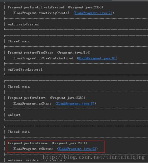 Fragment Replace方法和hide、show方法的生命周期分析fragment Replace生命周期 Csdn博客