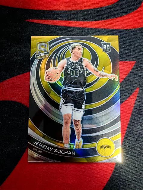 【老实人拍卖 2022 23 Panini Spectar 光谱 马刺 杰里米索汗 索汉 10编 金折 1010编 尾编 三同背 Rc 新秀
