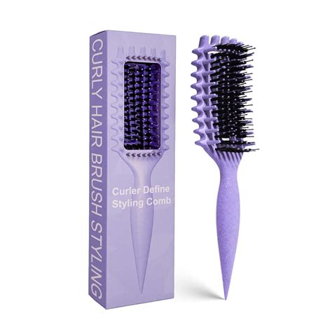 Curly Hair Brush Candybrush Curl Defining Brush For Detangling Shaping And Defining Curls For